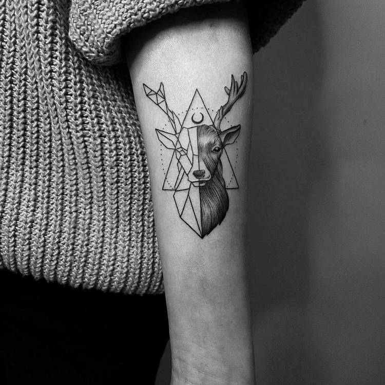 50 Beautiful Graphic Tattoo Designs By Vitaly Kazantsev TattooAdore