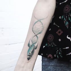 30 Stunning Dotwork Turquoise Tattoos by Evgeny Mel | TattooAdore