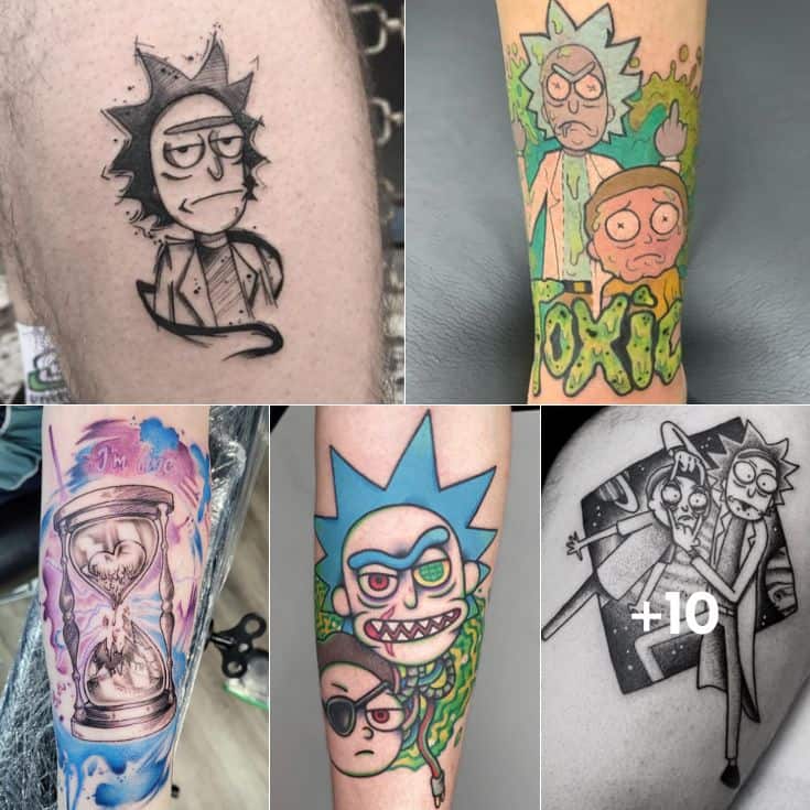 Rick from Rick and Morty Tattoo Ideas | 10+ Designs to Choose From ...