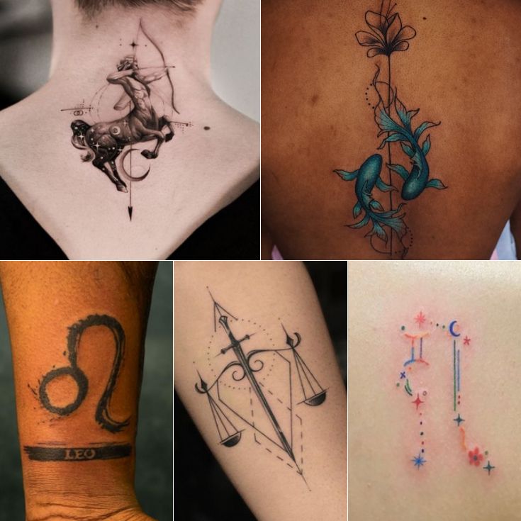 Zodiac Tattoo Ideas and Their Meanings | TattooAdore